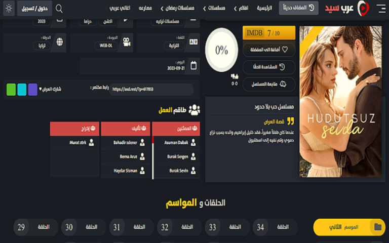 4 Sites to Watch Hudutsuz Sevda (حب بلا حدود) in Arabic